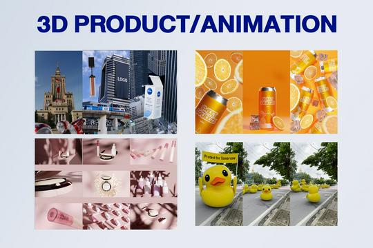 3D Product Packshot, Product Animation