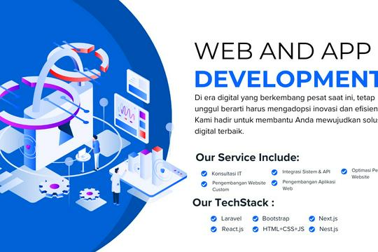 Pengembangan Website Custom, Landing Page, dan Aplikasi Web Full-Stack