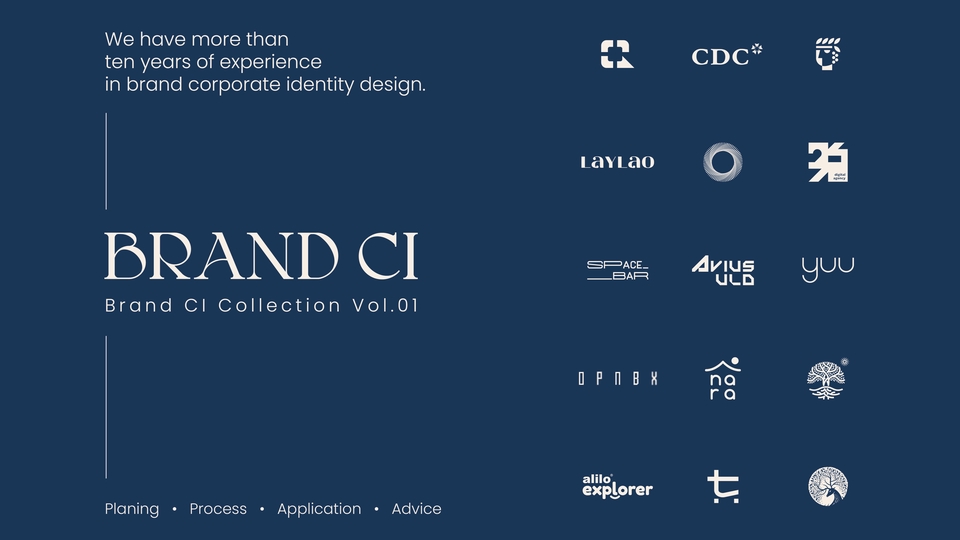 ออกแบบ BRAND CI คุณภาพสูง ด้วยประสบการณ์มากกว่า 10 ปี