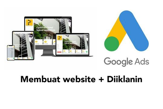 Paket membuat website & mengiklankan lewat google ads