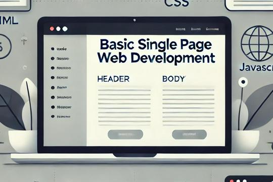Basic Single Page (HTML/CSS/JavaScript)
