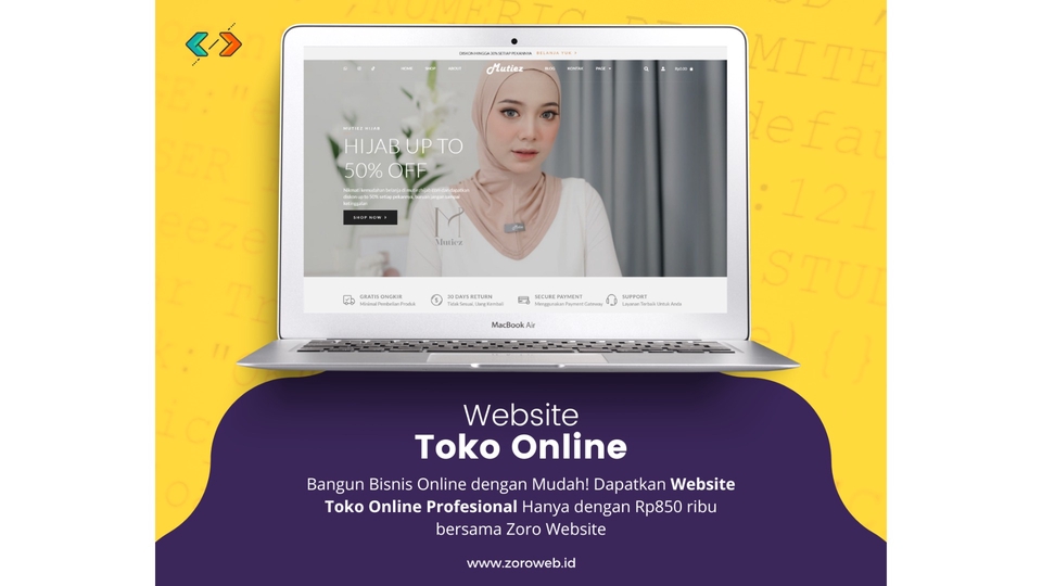 Pembuatan Website Toko Online Profesional 3 Hari Jadi