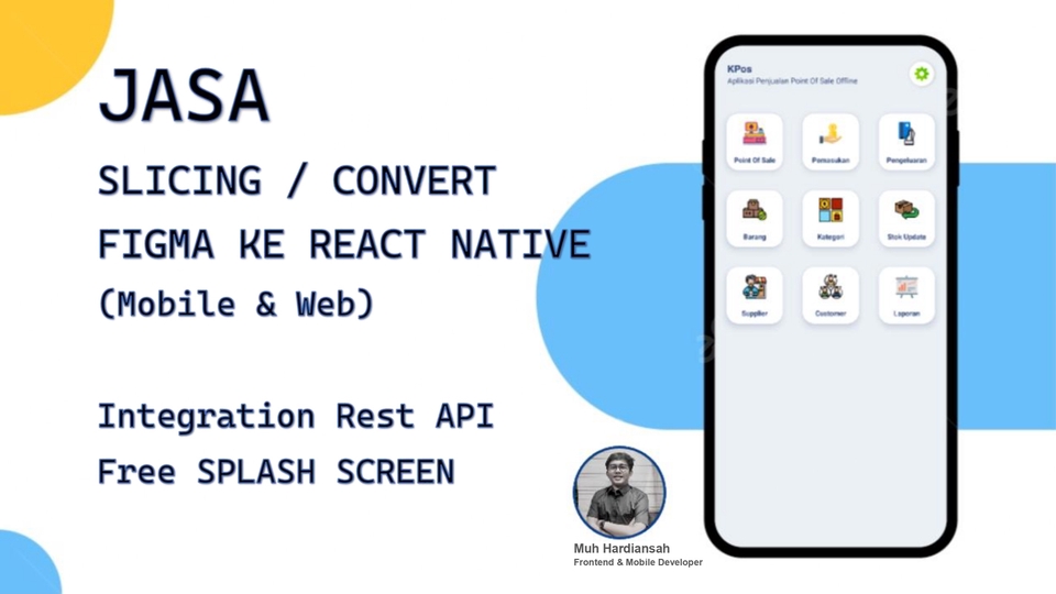 Jasa Slicing Figma & Pembuatan Aplikasi Android / IOS (React Native)