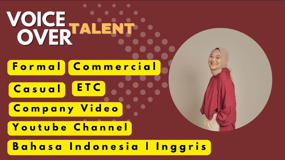 Voice Over Wanita Indonesia - Request/Bebas Tone