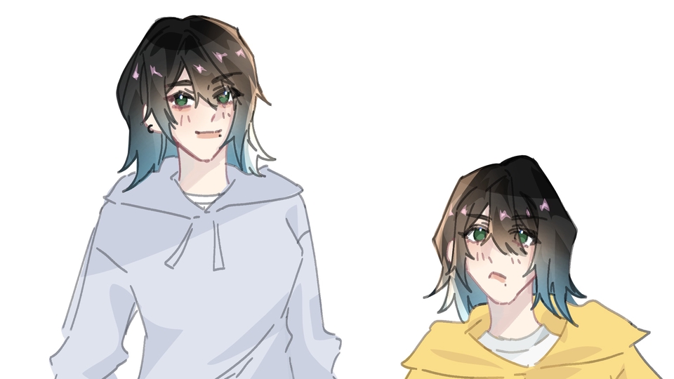 DESIGN CHARACTER VTUBER/OC SHEET MANHWA/ANIME STYLE