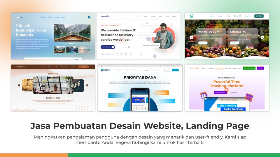 Jasa Pembuatan Web Desain, Landing Page I FIGMA