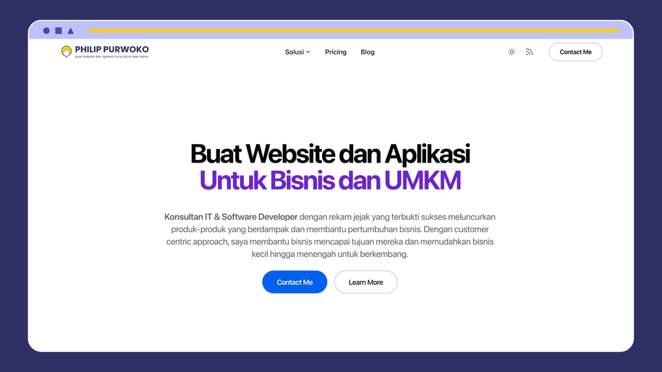 Membuat Landing Page Untuk Bisnis