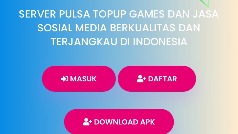 Website Pulsa, Top up Games, PPOB, Sosial Media Marketing ( SMM panel ...