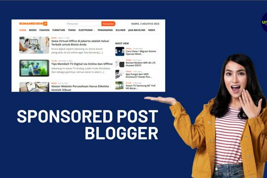 Jasa Sponsored Post & Content Placement Blogger