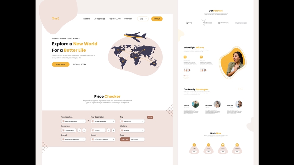Create Beautiful User Interface (UI) Website