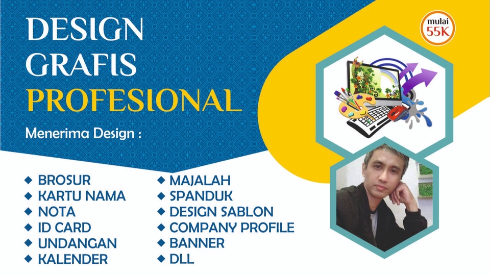 MENERIMA BERBAGAI DESIGN GRAFIS : NOTA, KARTU NAMA, KOP SURAT, SPANDUK ...