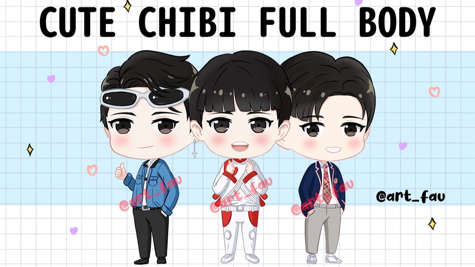 Saya akan menggambar Chibi lucu untuk anda.