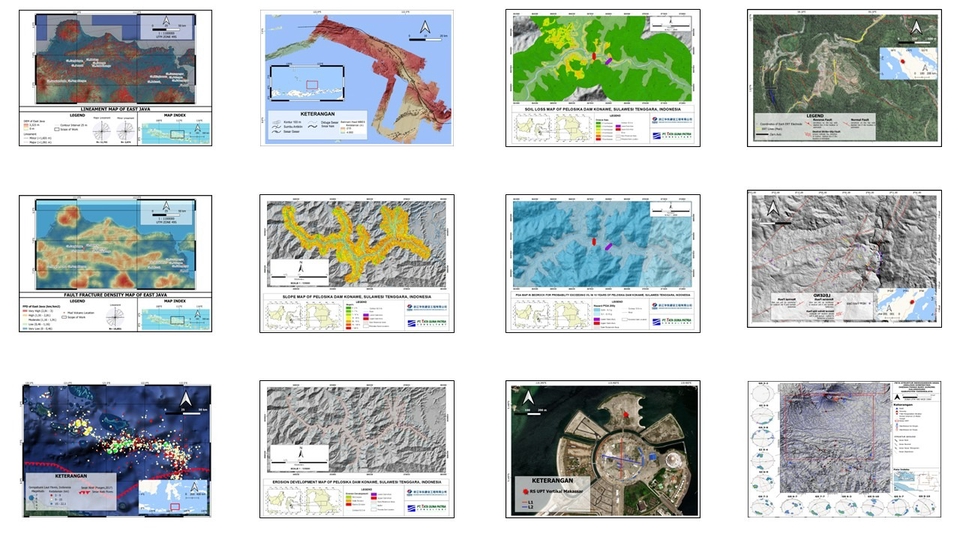 Pembuatan dan/atau Layouting Peta-Peta Geospasial