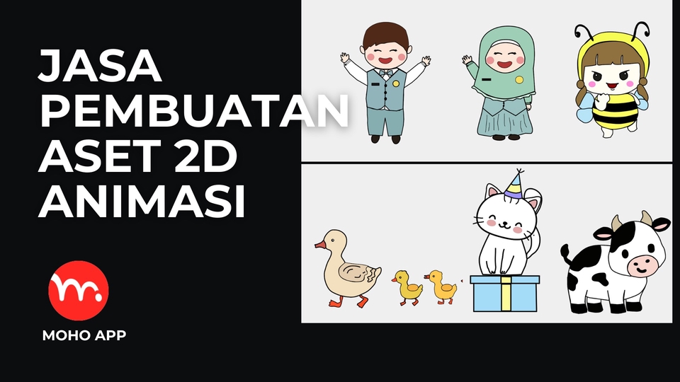 Pembuatan Aset Ilustrasi 2D untuk Animasi Menggunakan Moho