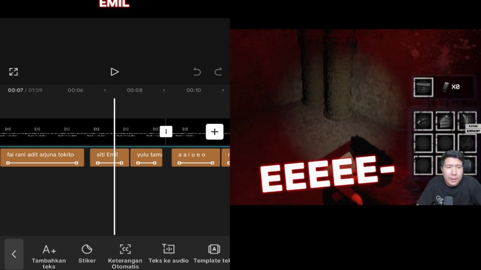 Video Editing (Montage Edit, Moment Edit, Meme, Exe (semi)