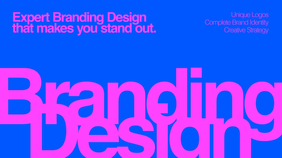 PROFESSIONAL BRANDING DESIGN • ONE STOP SERVICE