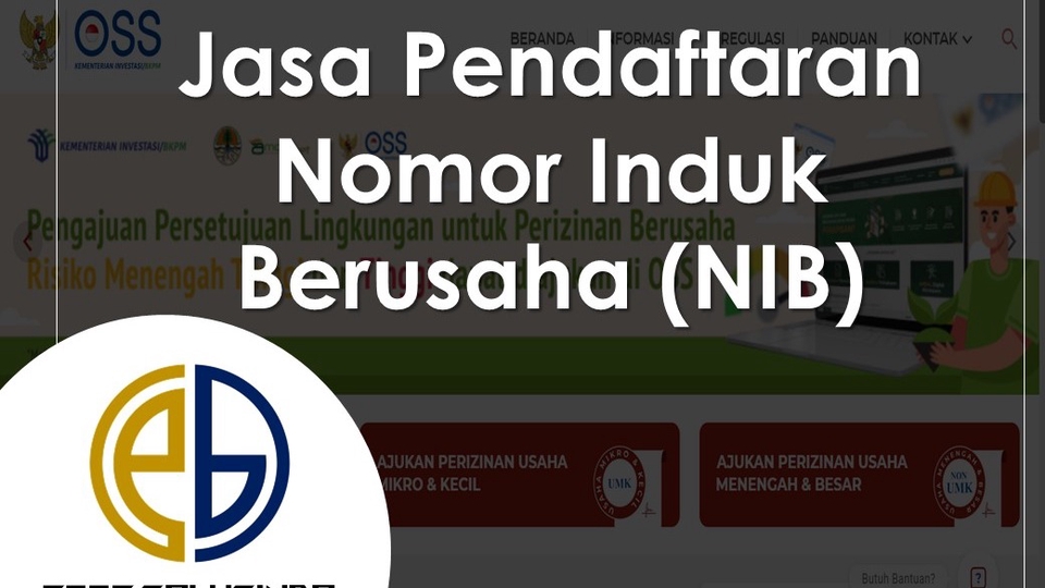 Jasa Pendaftaran Nomor Induk Berusaha (NIB)
