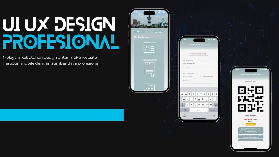 Jasa pembuatan design/desain UI UX Profesional