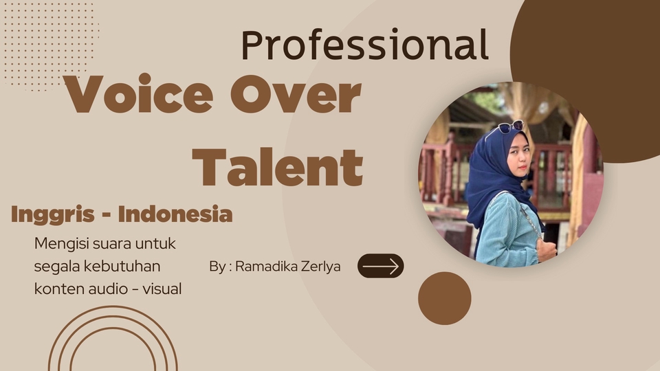 Voice over professional Indonesia-Inggris. Dubber / Voice Over By Dika