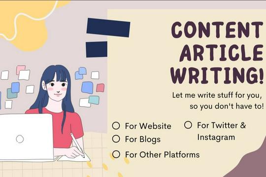 Penulisan Artikel Konten (Content Article Writing)