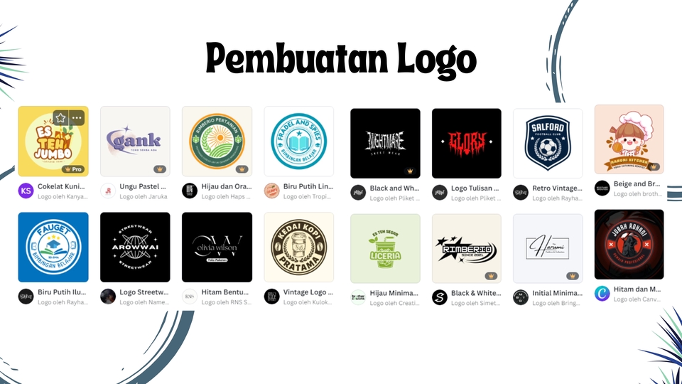 Pembuatan logo produk atau logo apapun dalam selesai dalam 24 jam