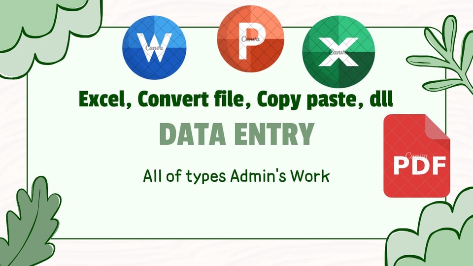 Jasa Data Entry, Copy Data, Konversi Data, Sorting Data, dll. FAST RESPON