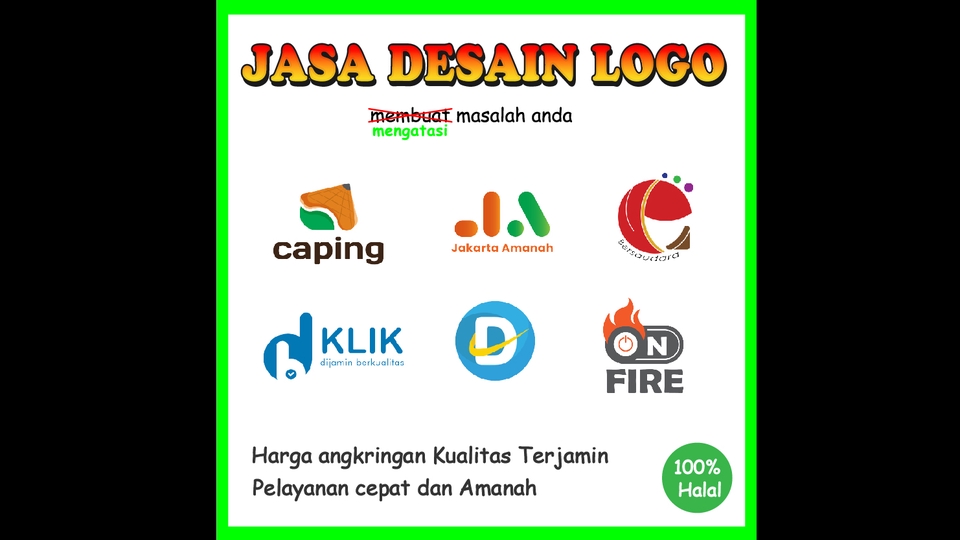 Desain Logo Modern,Simpel, Minimalis Dijamin Puas (Murah & Berkualitas)