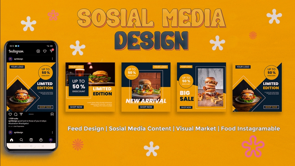 DESAIN BANNER, FEED INSTAGRAM, VISUAL MARKET DAN PROMOSI