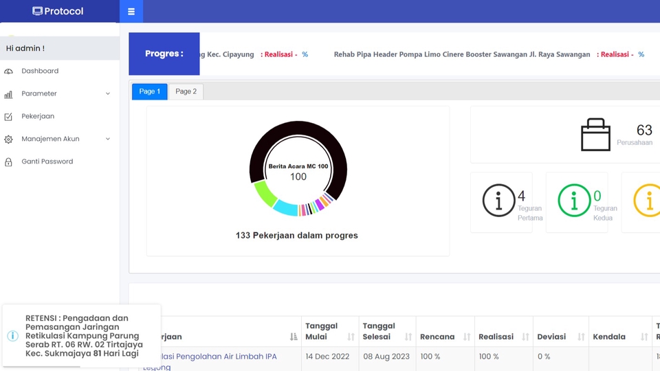Aplikasi WEB menggunakan Bahasa Pemograman PHP dan framework Laravel