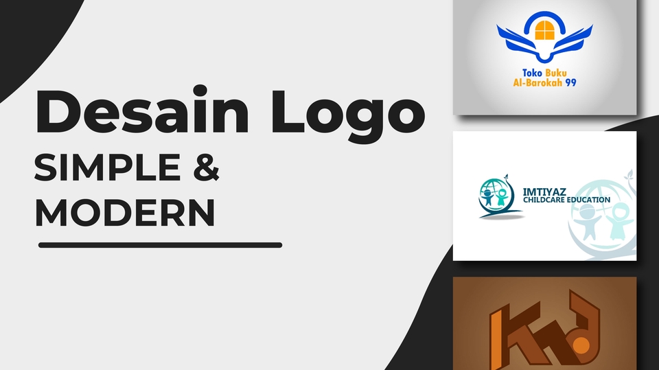 Desain Logo Simple Modern