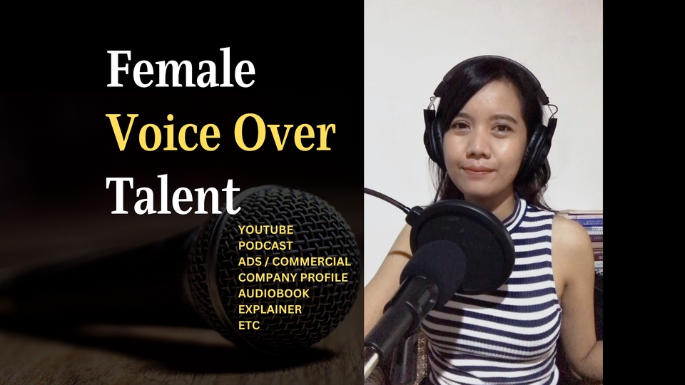 Pengisi Suara Wanita, Female Voice Over (Youtube, Commercial, Explainer ...