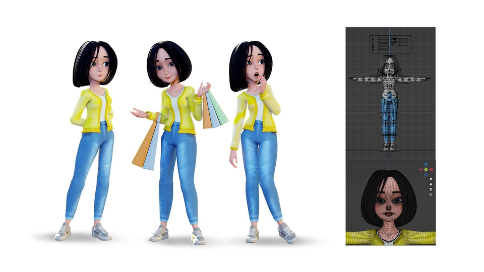 Jasa 3D Modelling Karakter