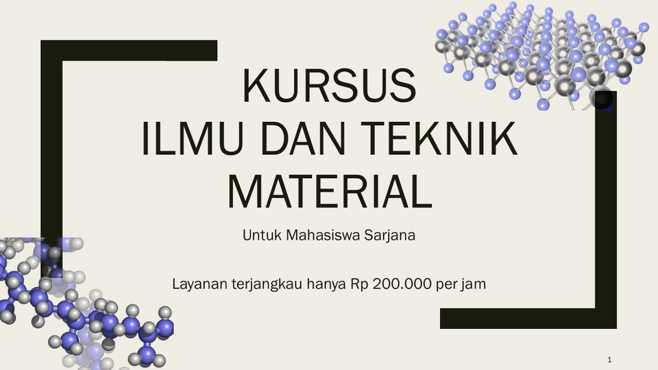 Kursus Ilmu dan Teknik Material