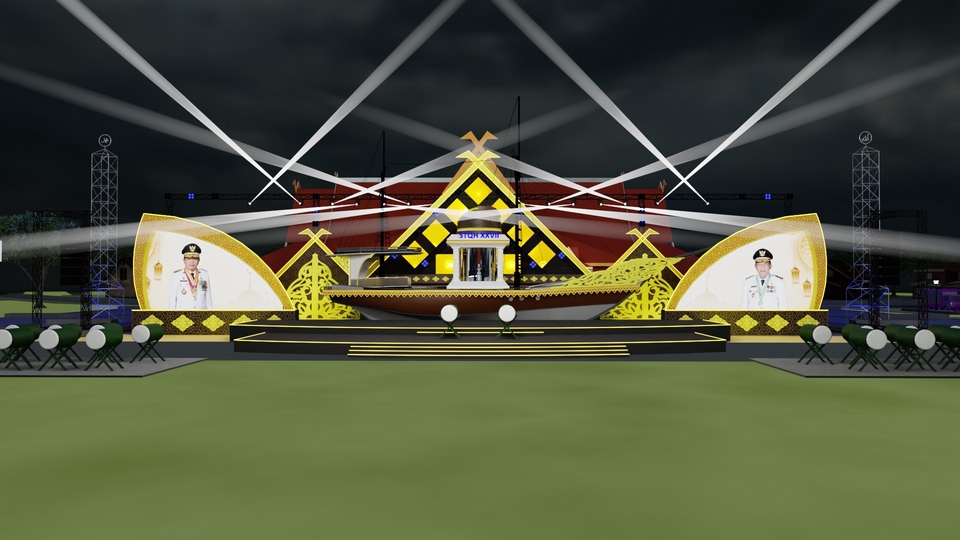 Desain Layout Event 3D