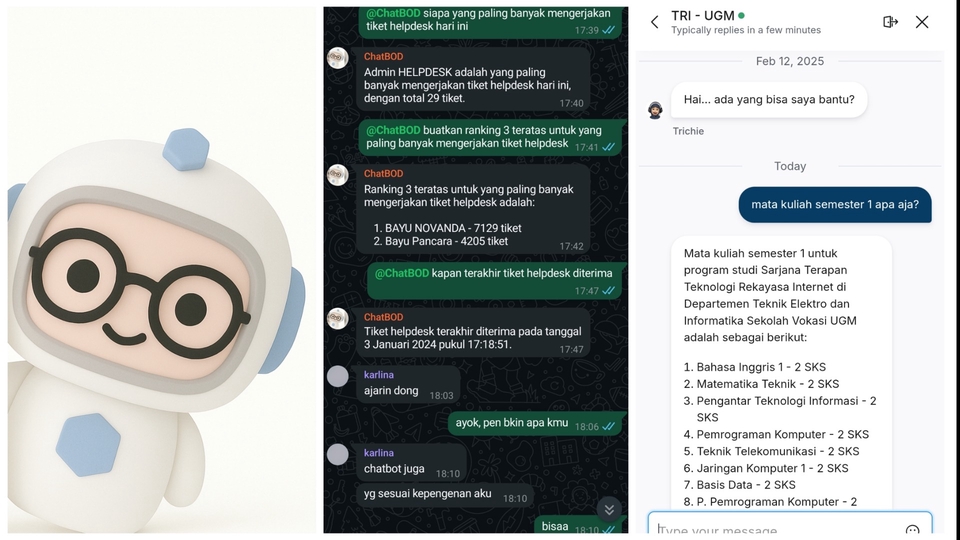 Pengembangan Chatbot berbasis AI untuk Bisnis dan Perusahaan
