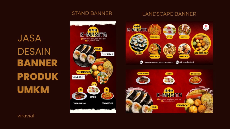 Jasa Desain Banner Produk UMKM