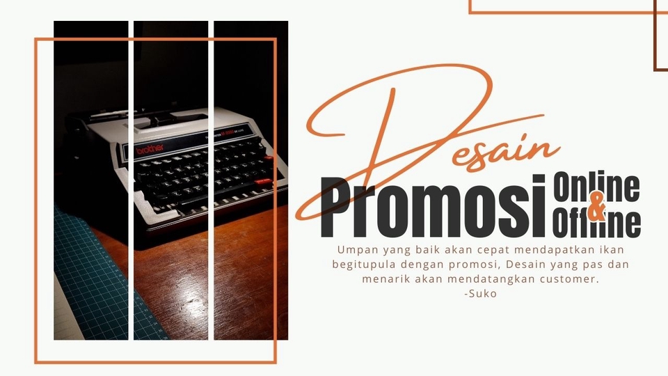 Desain Promosi untuk media Online atau Offline