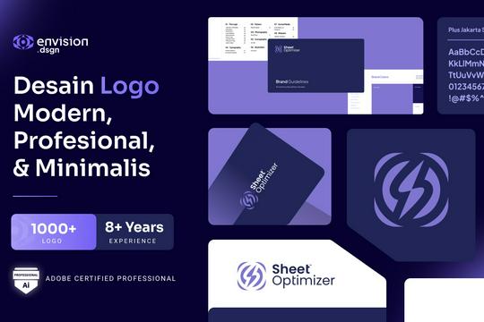 DESAIN LOGO MODERN, PROFESIONAL & MINIMALIS