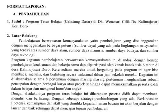 Pengetikan Dokumen atau Pengeditan Dokumen (isi dokumen sudah disediakan