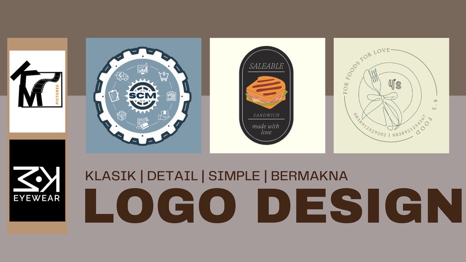 Desain Logo Department Perusahaan dengan Gaya Klasik Detail