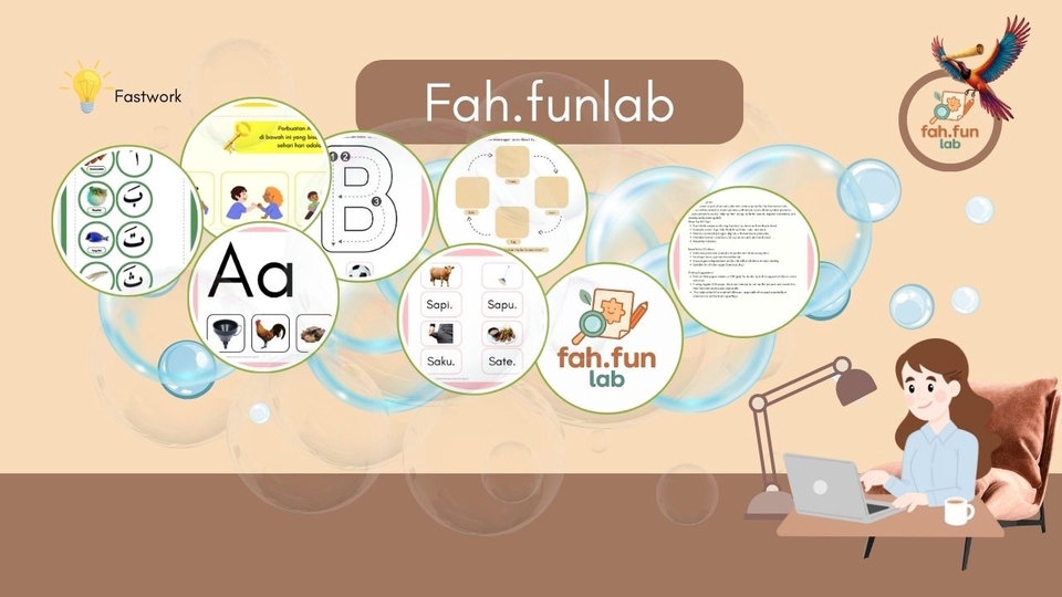 Worksheet belajar (Calistung dan Agama)