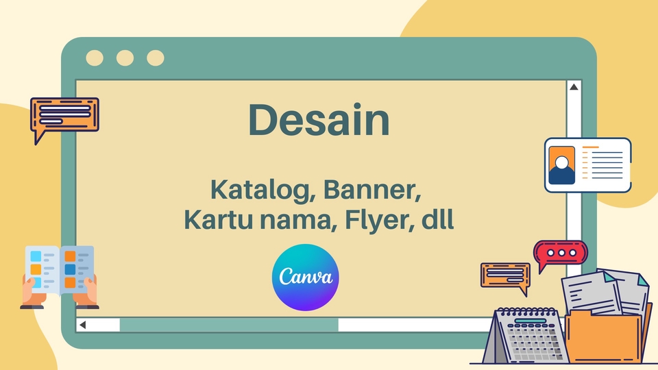 Custom Desain Banner, Kartu Nama, Flyer Murahhh