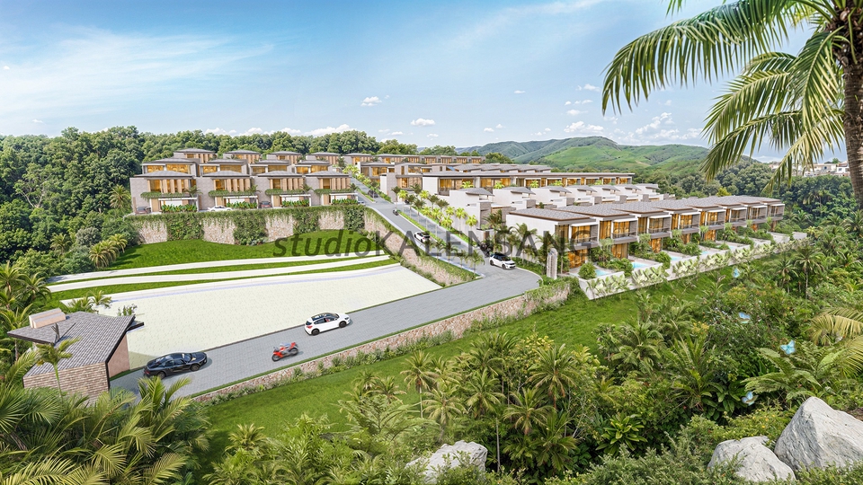 Realistic commercial 3D visualization for exterior & bird eye view