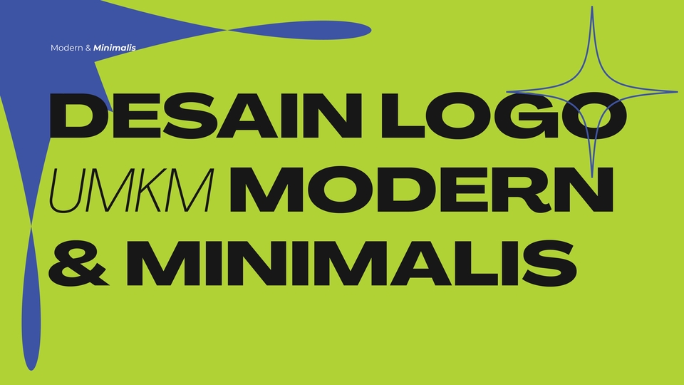 Desain Logo UMKM Modern & Minimalis
