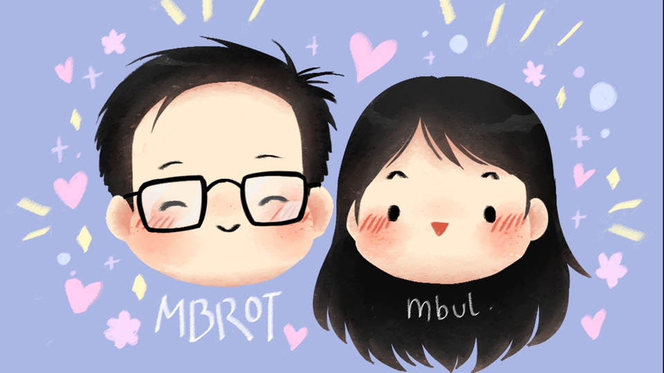 Desain Custom Ilustrasi "Cute" Style