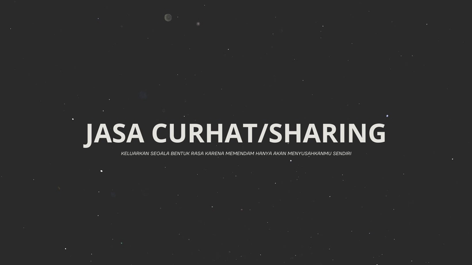 Sharing dan Curhat tentang apapun