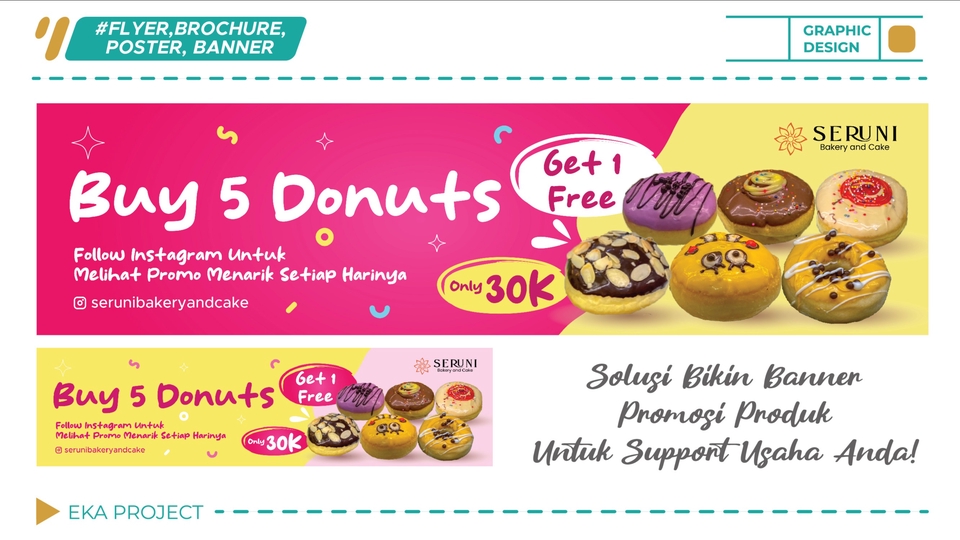 Design Banner Online dan Social Media Content (Professional)