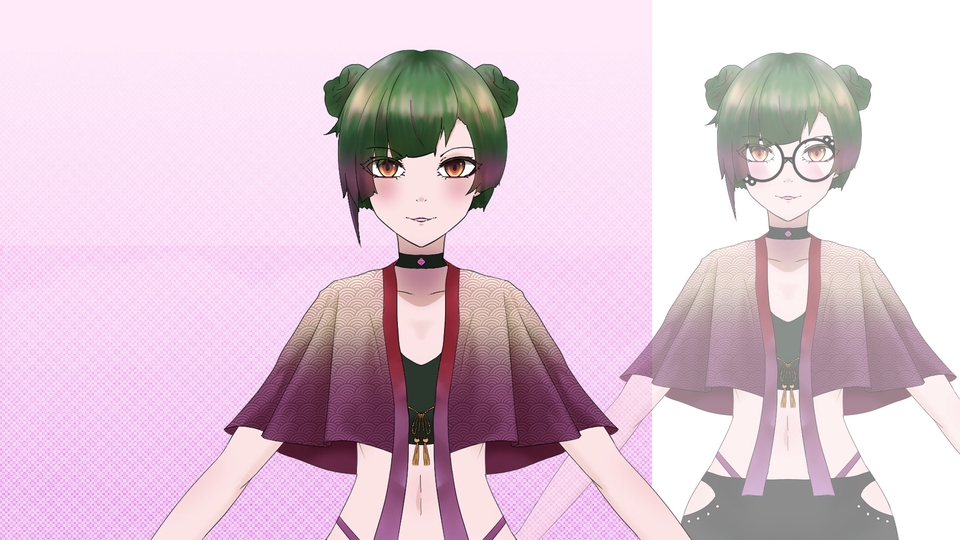 รับออกแบบคาร์แรคเตอร์ Character Design Vtuber Design