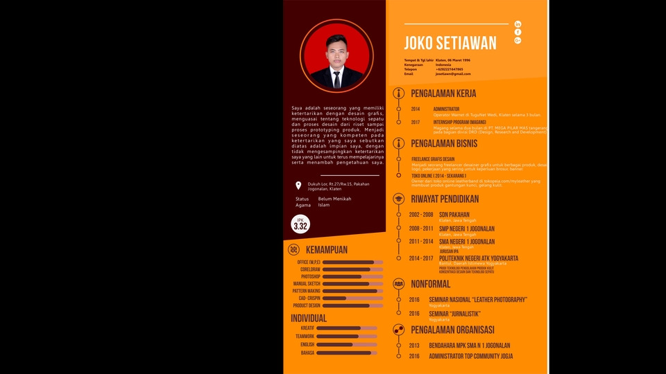 Buat CV simpel dan mudah untuk dipahami HRD