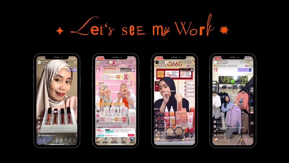 HOST LIVE STREAMING 2 JAM SHIFT MALAM TIKTOK SHOPEE REMOTE